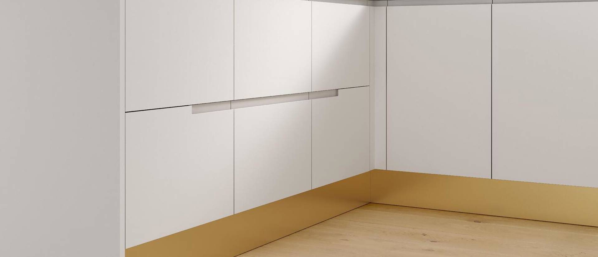 Remo White Kitchen | White Gloss Slab Kitchen